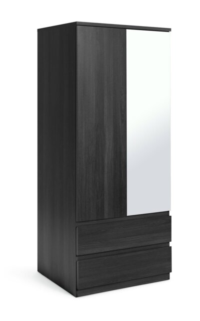Argos Jenson 2 Door 2 Drawer Mirror Wardrobe - Black Brown by Argos ...