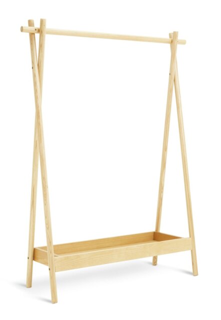 Habitat Akari Wooden Clothes Rail - Wood by Argos | ufurnish.com