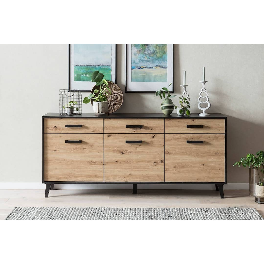 Artona 84 Sideboard Cabinet 186cm - Oak Artisan 186cm by Arthauss ...
