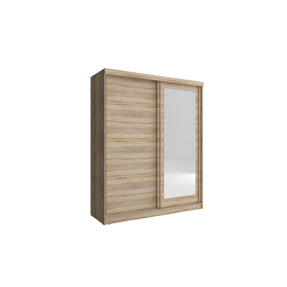 Alaska Sliding Door Wardrobe 200cm - Oak Sonoma 200cm by Arthauss ...