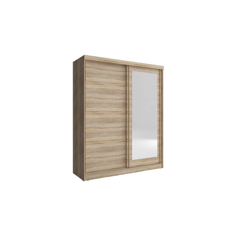 Alaska Sliding Door Wardrobe 200cm - Oak Sonoma 200cm by Arthauss ...