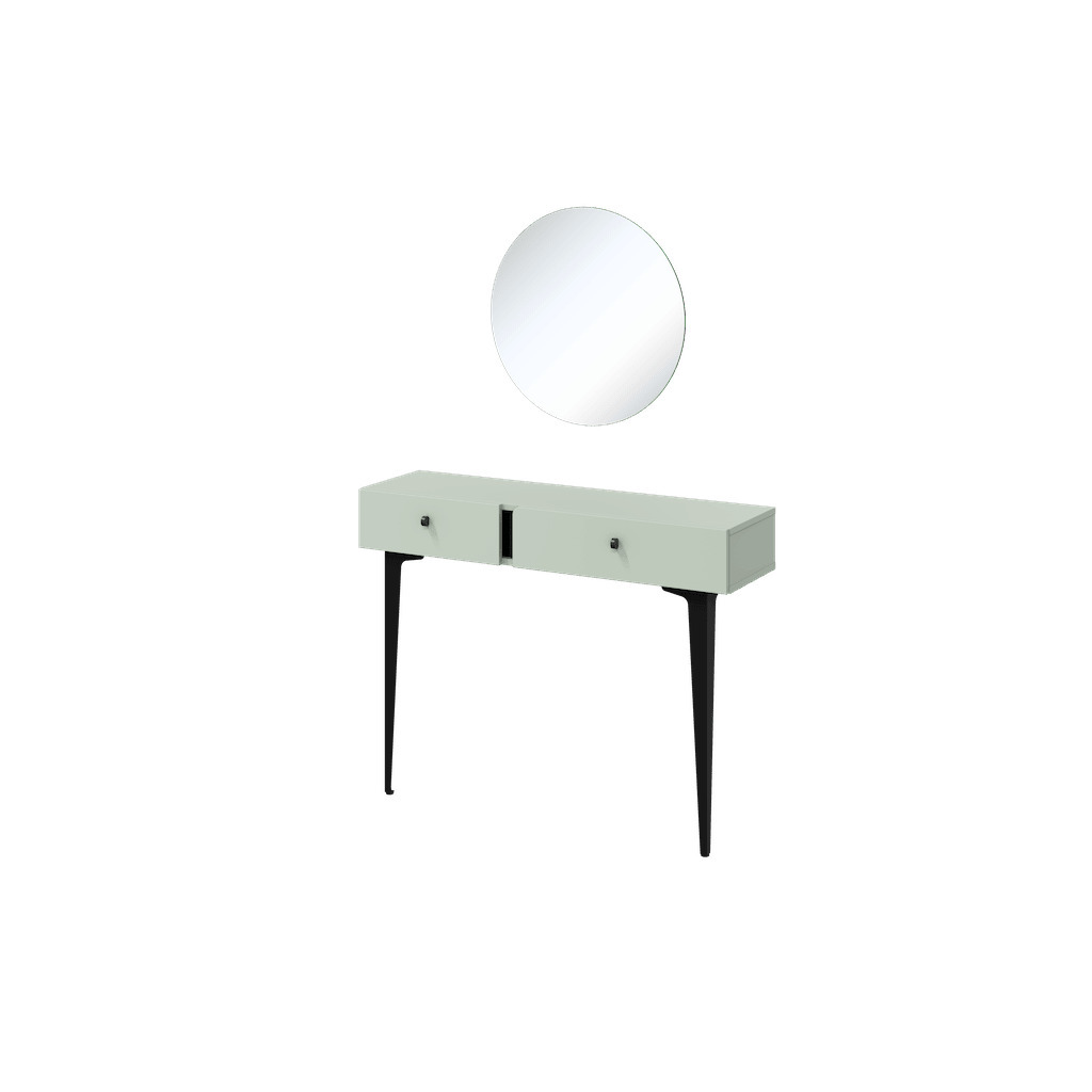 Milano Dressing Table 105cm - Sage Green 105cm by Arthauss | ufurnish.com