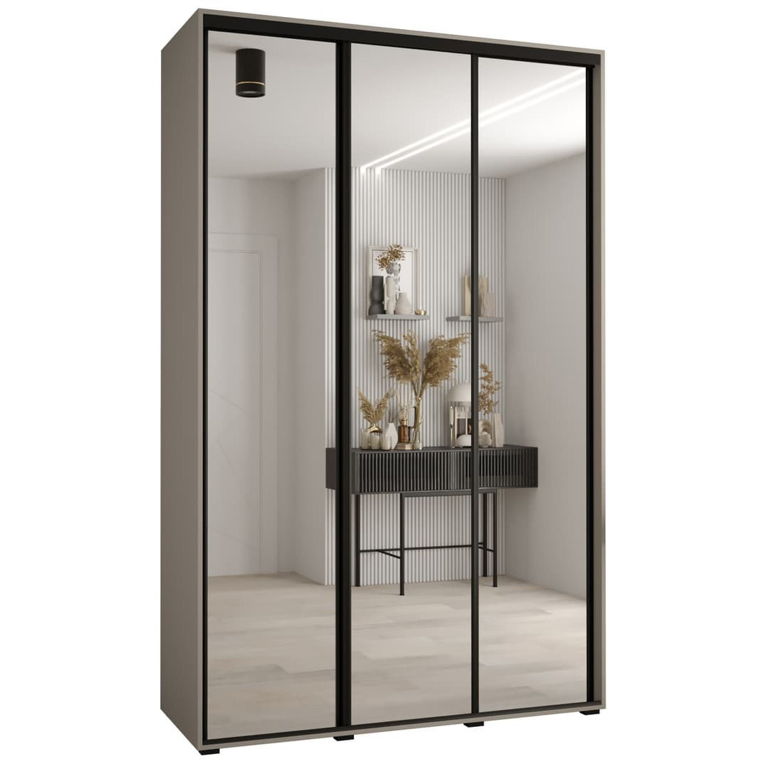Dakota II Sliding Door Wardrobe 150cm - Cashmere 150cm by Arthauss ...