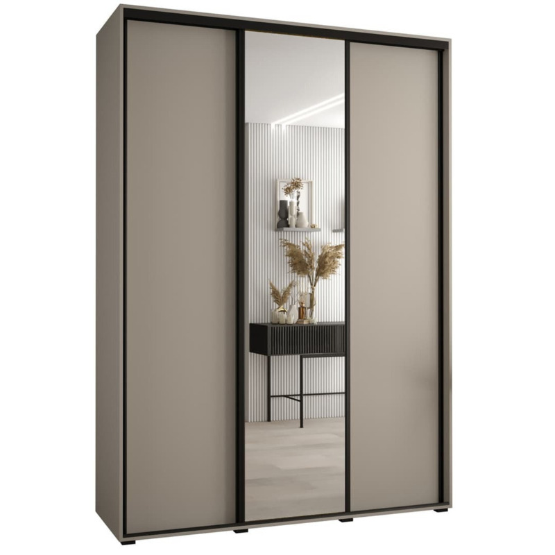 Dakota III Sliding Door Wardrobe 180cm - Cashmere 180cm by Arthauss ...