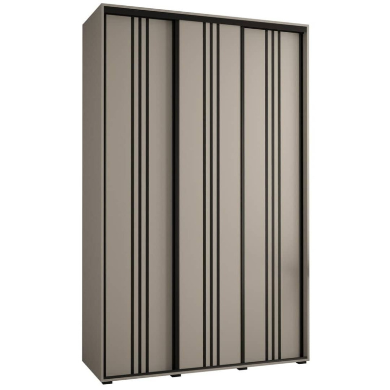 Dakota VI Sliding Door Wardrobe 160cm - Cashmere 160cm by Arthauss ...