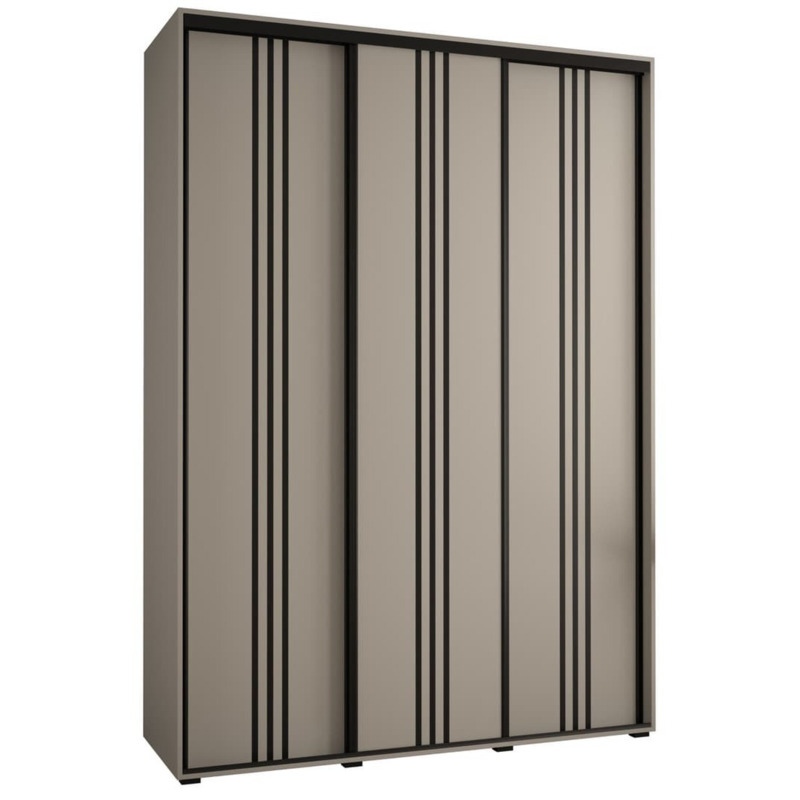 Dakota VI Sliding Door Wardrobe 180cm - Cashmere 180cm by Arthauss ...