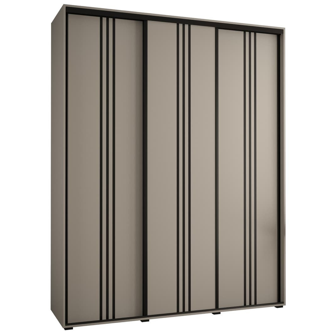Dakota VI Sliding Door Wardrobe 200cm - Cashmere 200cm by Arthauss ...