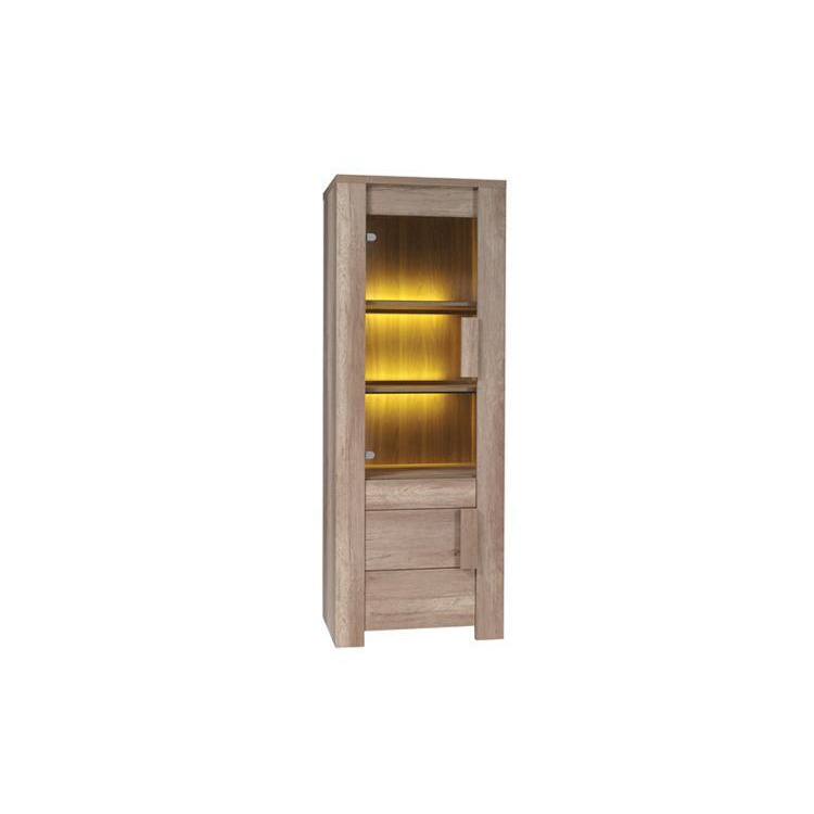 Ferrara 02 Display Cabinet 72cm - Oak Canyon 72cm by Arthauss ...