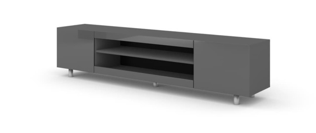 Kate TV Cabinet 189cm - Graphite 189cm by Arthauss | ufurnish.com