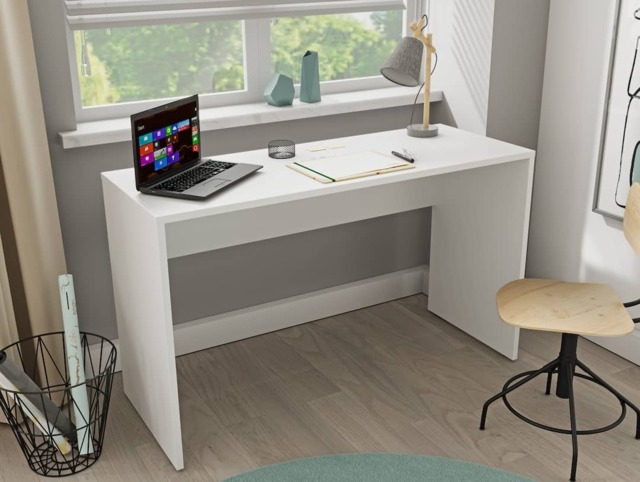 Agapi Desk 130cm - White 130cm by Arthauss | ufurnish.com