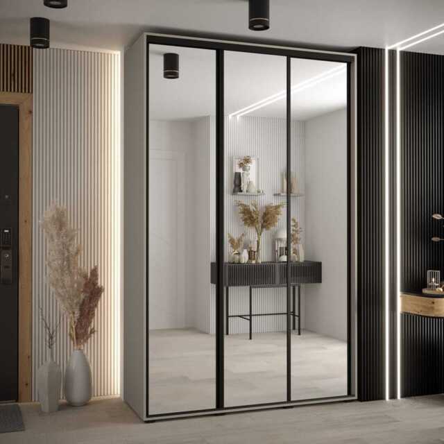 Dakota II Sliding Door Wardrobe 160cm - Cashmere 160cm by Arthauss ...