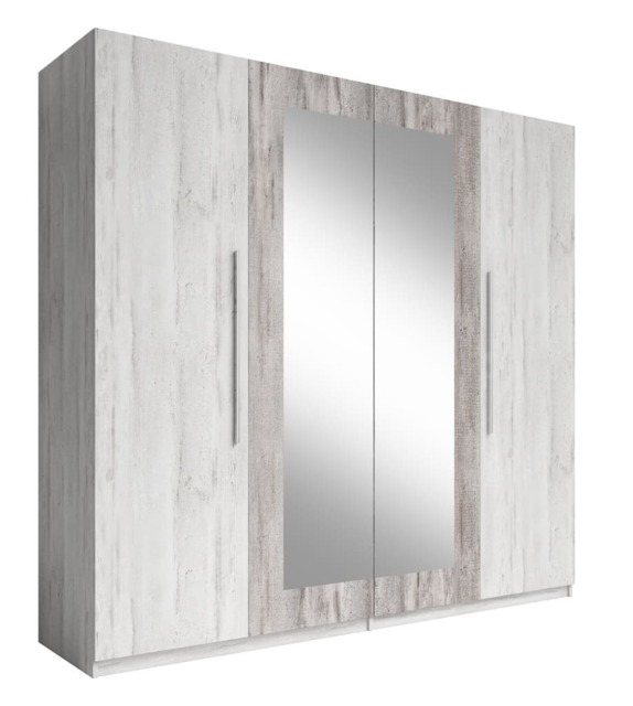 Vera Hinged Wardrobe 225cm - Arctic Pine 225cm by Arthauss | ufurnish.com