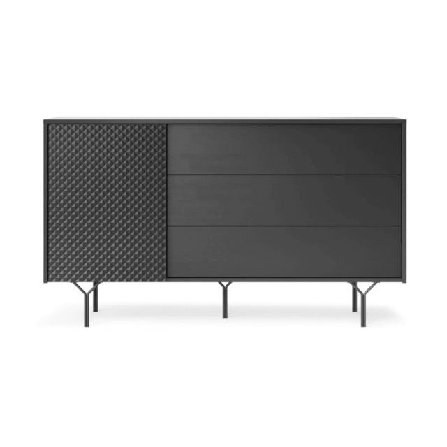 Raven Sideboard Cabinet 144cm - Graphite 144cm by Arthauss | ufurnish.com
