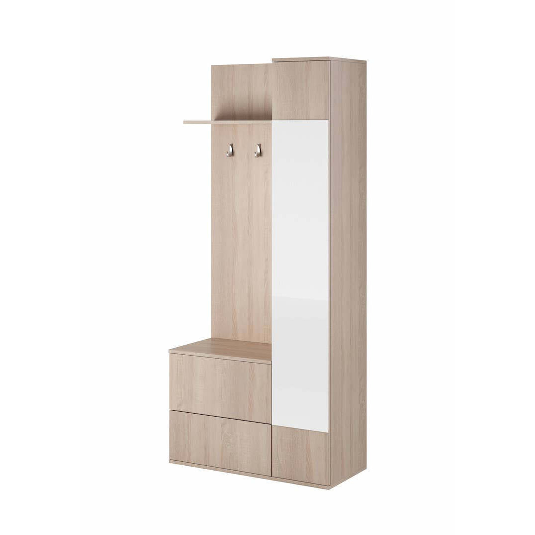 Green Hallway Set - Oak Sonoma 90cm by Arthauss | ufurnish.com