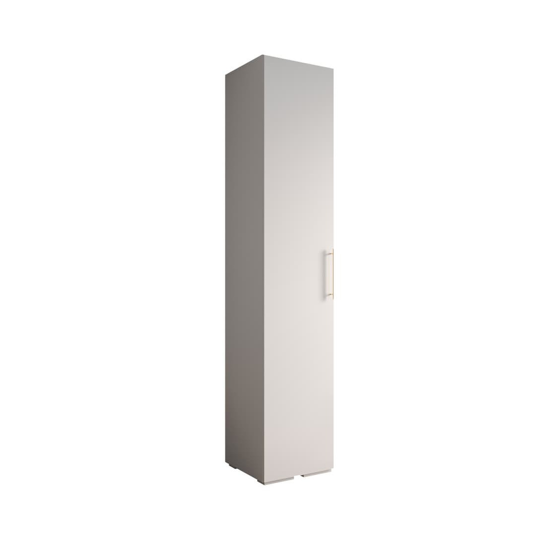 Inova III Hinged Door Wardrobe 50cm - White 50cm by Arthauss | ufurnish.com