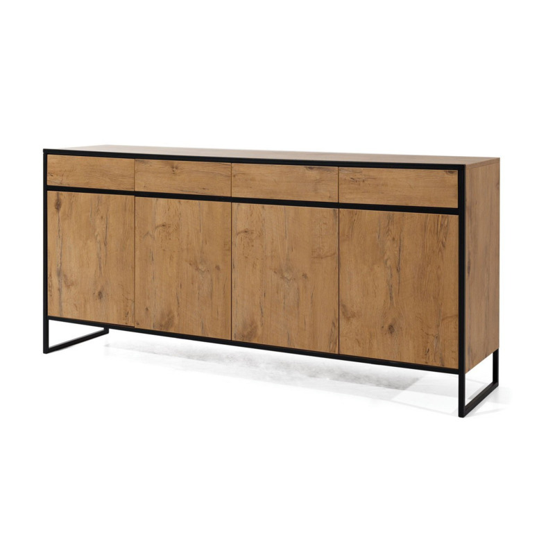 Loft Sideboard Cabinet 190cm - Oak Lancelot 190cm by Arthauss ...