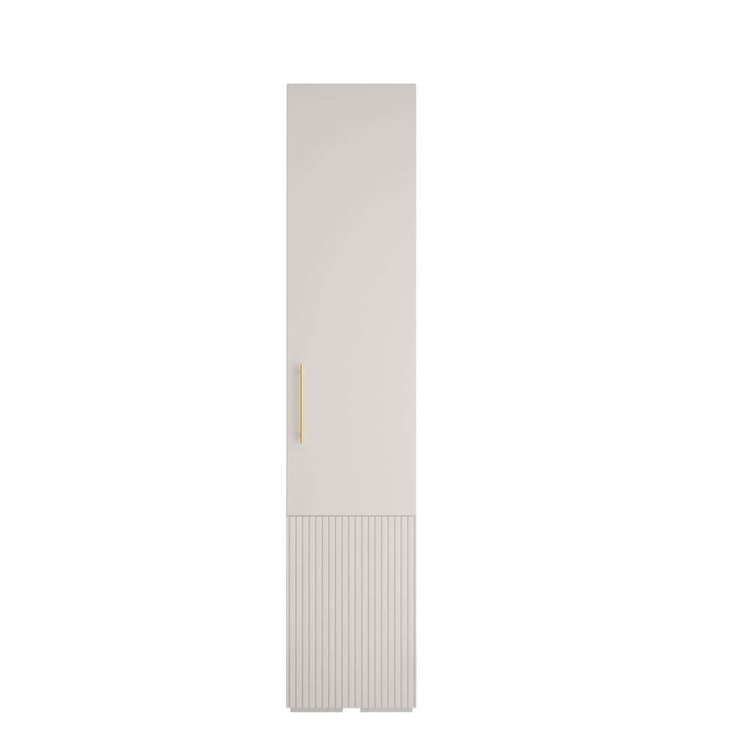 Manhattan III Hinged Door Wardrobe 50cm - White 50cm by Arthauss ...
