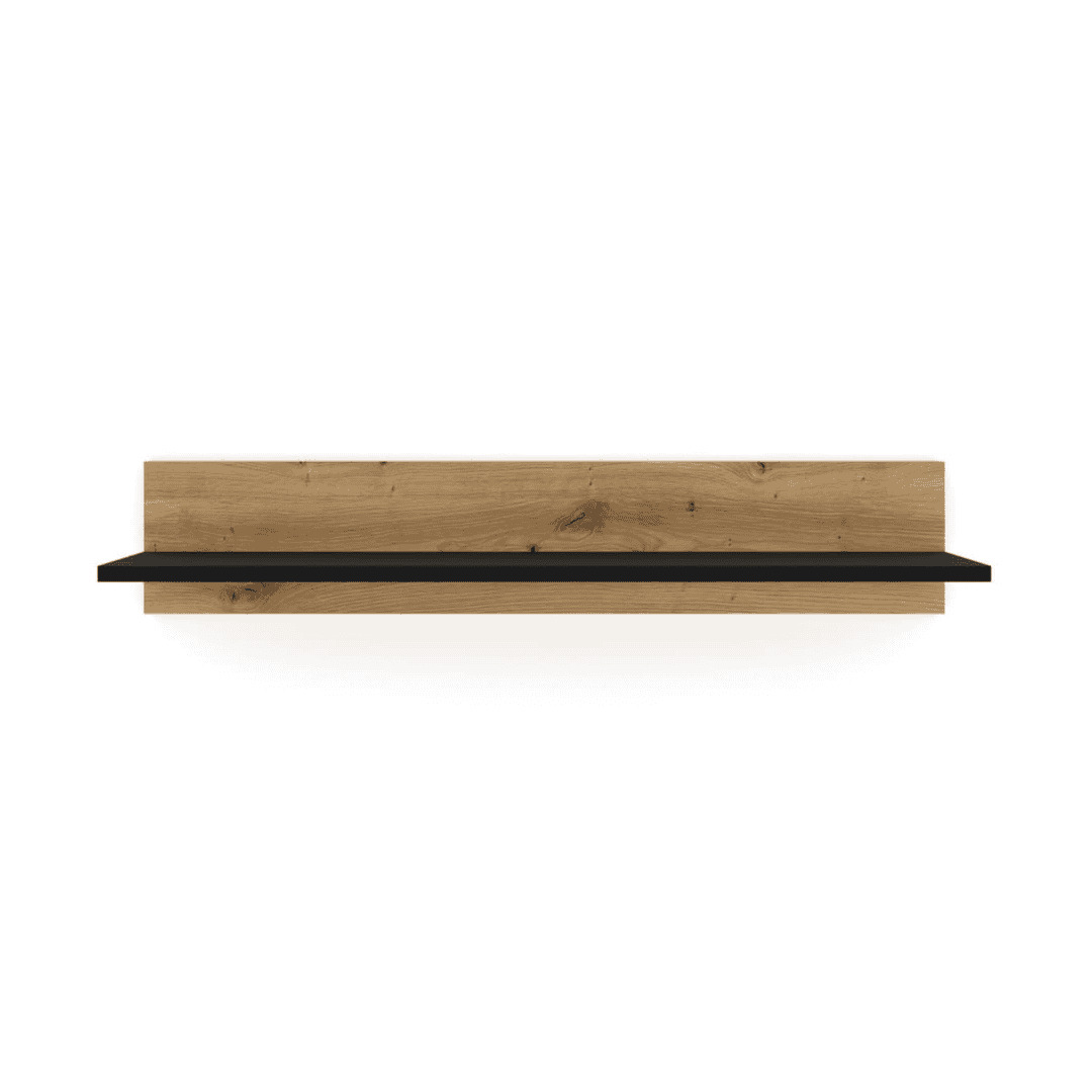 Nuka Wall Shelf 100cm - Oak Artisan 100cm by Arthauss | ufurnish.com