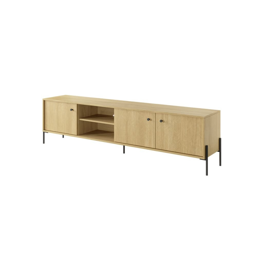 Scandi TV Cabinet 207cm - Scandi Oak 207cm by Arthauss | ufurnish.com