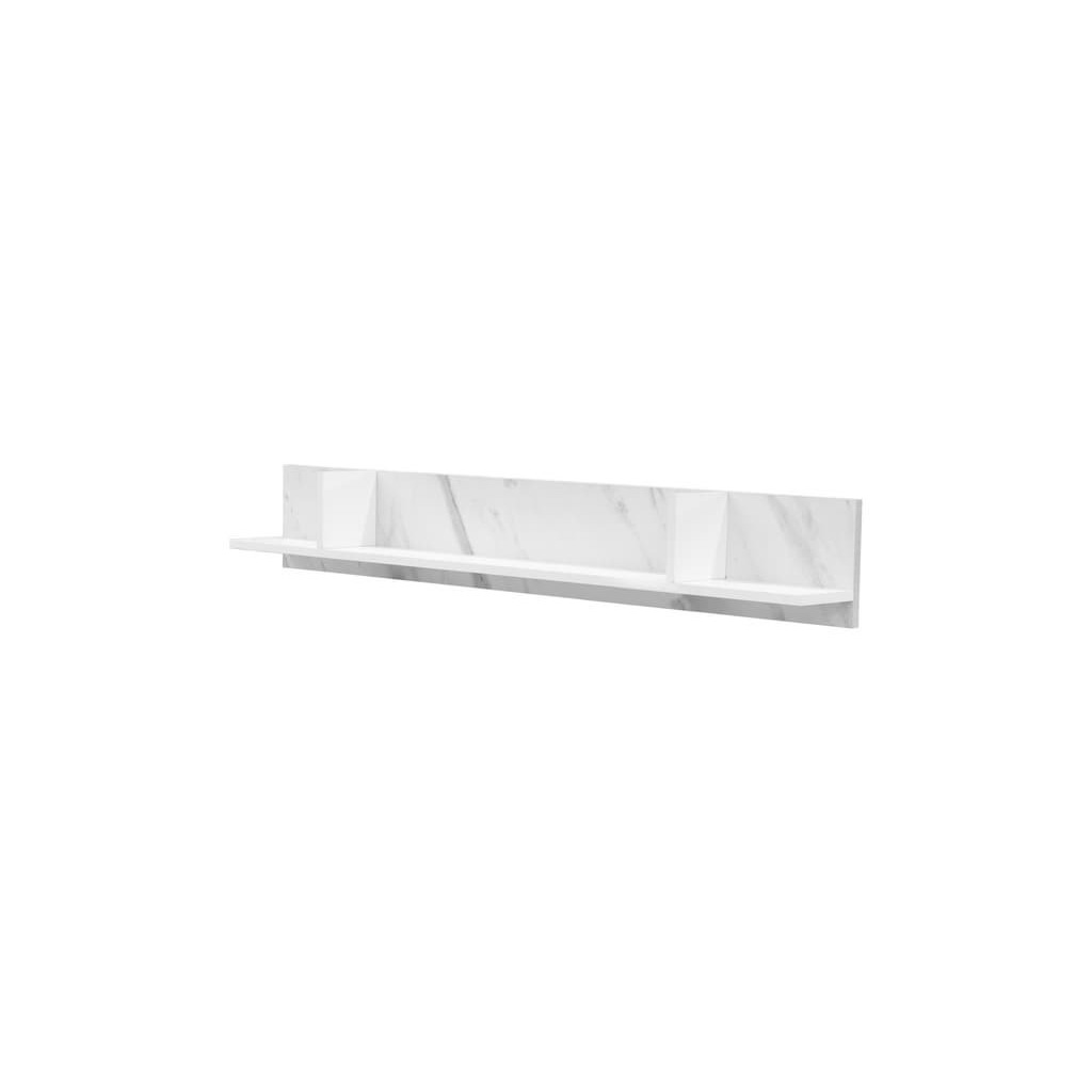 Veroli 02 Wall Shelf 135cm - White 135cm by Arthauss | ufurnish.com