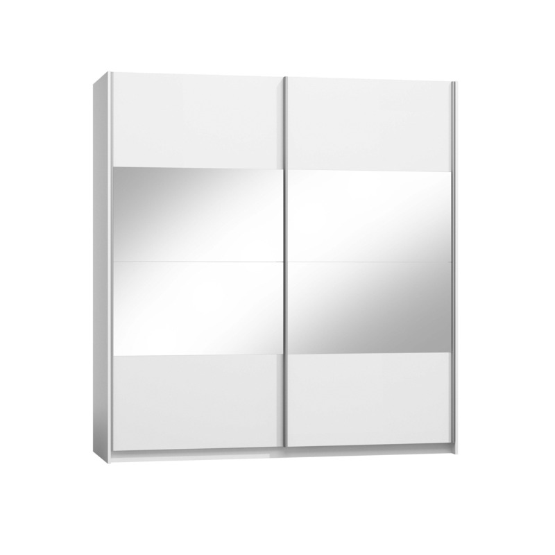 Verona 11 Sliding Wardrobe 200cm - White Gloss 200cm by Arthauss ...