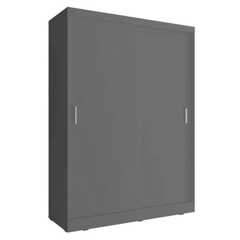 Wiki Sliding Door Wardrobe 130cm - Grey Matt 130cm by Arthauss ...