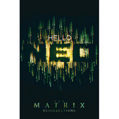 GB Eye The Matrix Hello Neo 61 X 91.5Cm Maxi Poster by B&Q | ufurnish.com