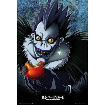 GB Eye Death Note Apple 61 X 91.5Cm Maxi Poster by B&Q | ufurnish.com