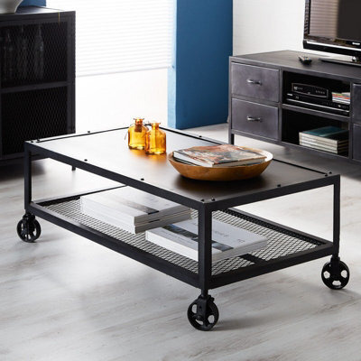 Buttercup Farm Coffee Table - Metalica Iron - L60 X W110 X H40 Cm by B ...