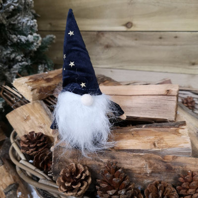 Samuel Alexander 20Cm Bearded Christmas Navy Gonk Decoration With ...