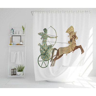 Andrew Lee Pharaoh On War Chariot (Shower Curtain) / Default Title by B ...