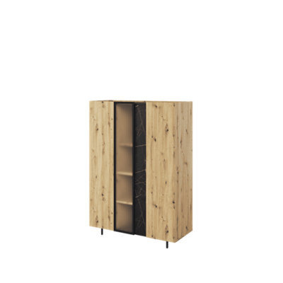 Arte Marmo Highboard Display Cabinet (H1420mm W1000mm D420mm) With ...