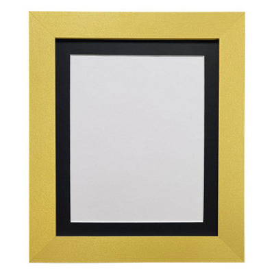Frames By Post Metro Gold Frame With Black Mount For Image Size 16 X 12 ...