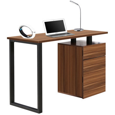 Centurion Supports Calista Walnut With Matte Black Legs Contemporary ...