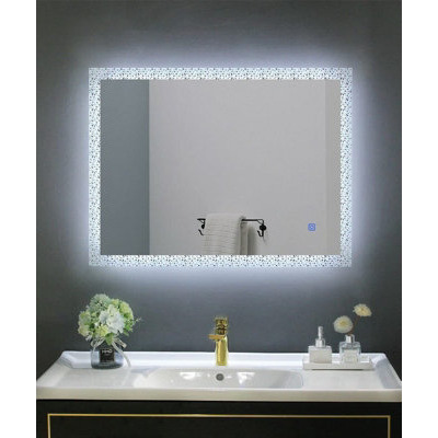 Belofay 600X800mm Alpha Illuminated Bathroom Led With Mirror Demister ...