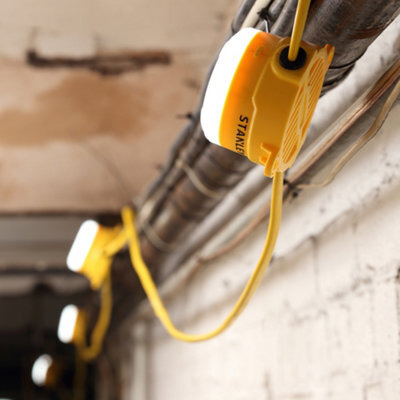 Litecraft Stanley 2M 110V Black 8 Watt Led Ip44 Outdoor Festoon Work ...