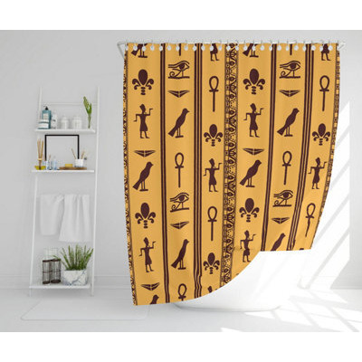 Andrew Lee Eye Of Horus, Pharaoh, Flowers, Pyramid, Bird, Ankh (Shower ...