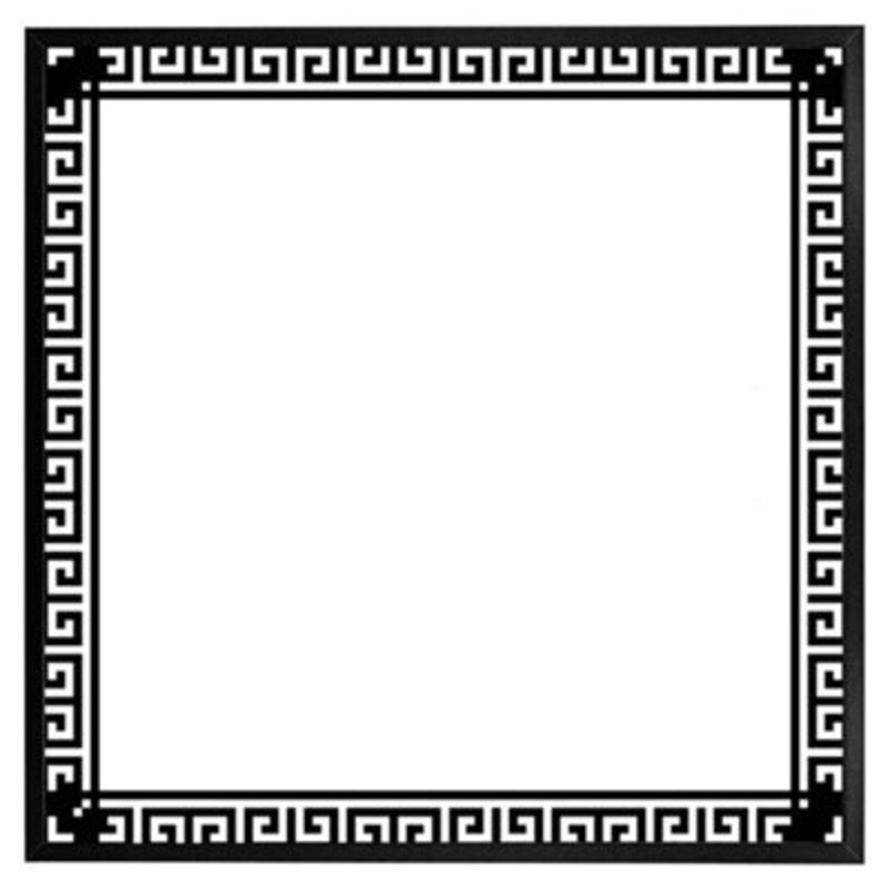 "Andrew Lee Greek Key Border Frame (Picutre Frame) / 20X20"" / Brown ...