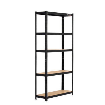 Rhino Racking 2 Bays - 180 X 90 X 30Cm - Black - 5 Tier Boltless Heavy ...