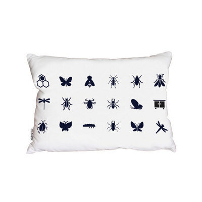 Andrew Lee Insect Icons (Cushion) / 30Cm X 45Cm by B&Q | ufurnish.com