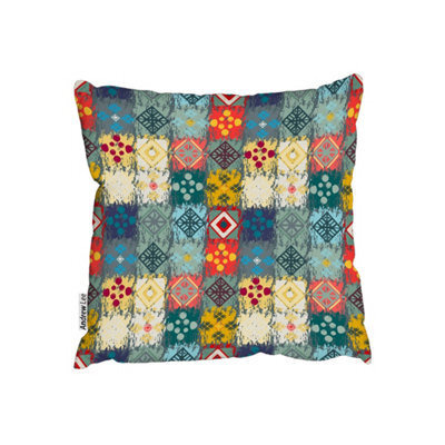 Andrew Lee Cushions - Tribal Art Boho (Cushion) / 60Cm X 60Cm by B&Q ...