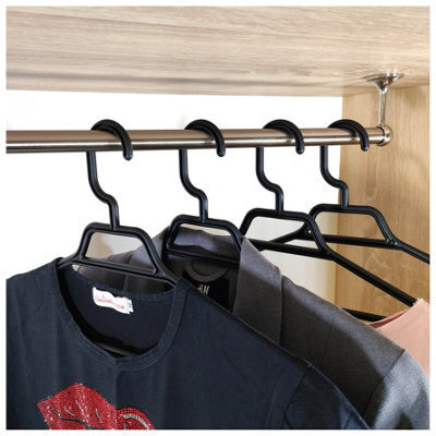 Moderix Suspended Round Wardrobe Rail Hanging Tube Pipe 1700mm Brushed ...