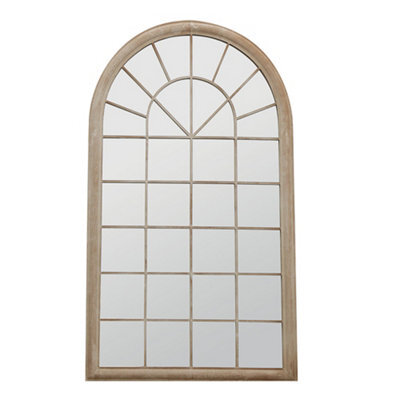 Dibor Vintage Style Decorative Tall Round Arch Mirror Bathroom, Bedroom ...