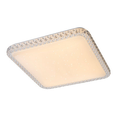 Luminosa Lighting Luminosa Gromo Decorative Flush Ceiling Light White ...
