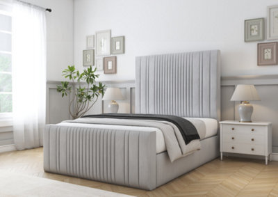 Comfort Beds The Foxy Silver Naples Bed Frame by B&Q | ufurnish.com