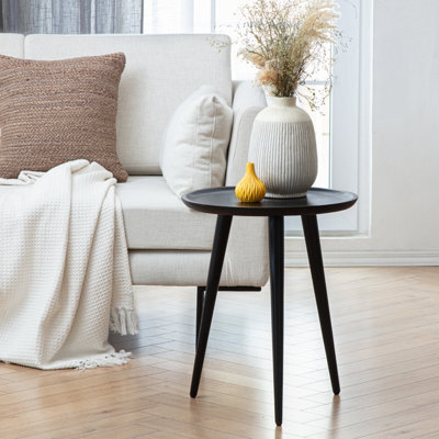 MH London Electra Side Table Solid Wood Living Room End Table Bedside ...
