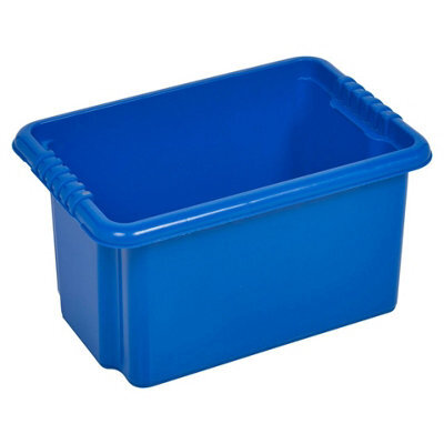 Urbn-Living Urbnliving 14 Litre Blue Plastic Home Storage Stackable ...