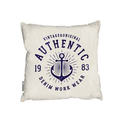 Andrew Lee Cushions - Vintage Anchor Logo (Cushion) / 45Cm X 45Cm by B ...