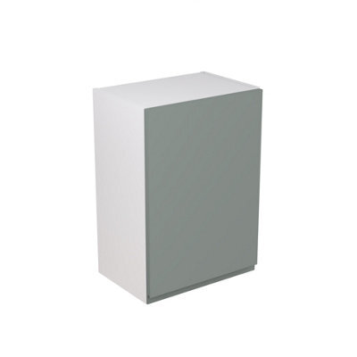 Kitchen Kit Sage Green Matt J-Pull Door Wall Mounted Unit Cabinet ...