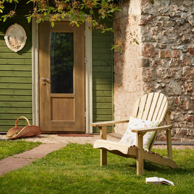 Woodshaw Wooden Salcombe Single Seat Relax Chair - L 900 mm X W 710 mm ...